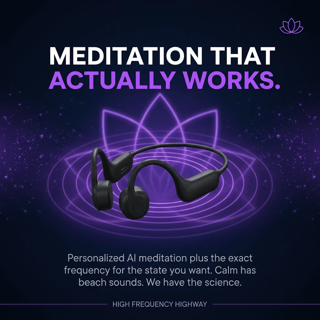 High Frequency Headphones — Resets Your Brain in Under 60 Seconds